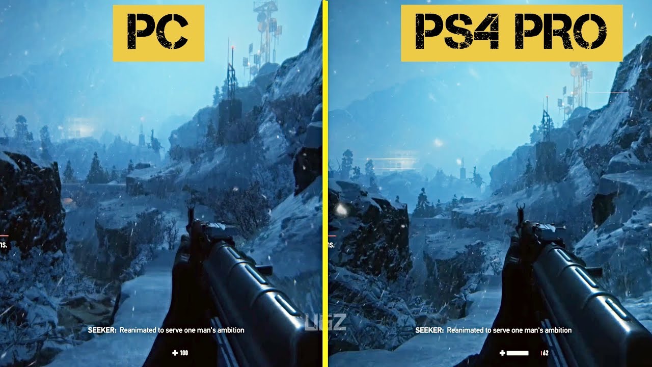 Sniper Ghost Warrior Contracts PC vs PS4 PRO Graphics Comparison - YouTube