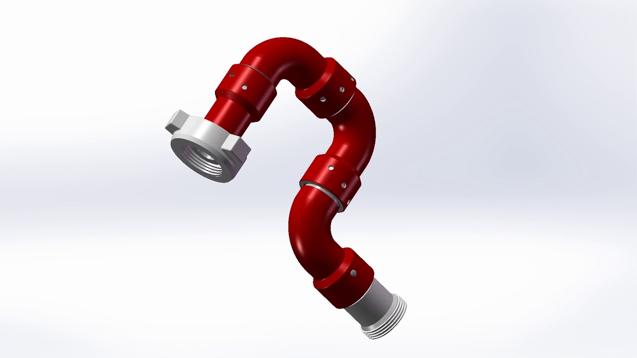 FMC SPM WECO Chiksan swivel joint Style 100 MxF - YouTube