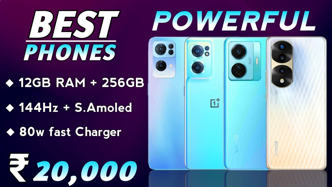 12GB RAM / Top 5 Powerful Phones Under 20000 in 2022 / Best Gaming ...