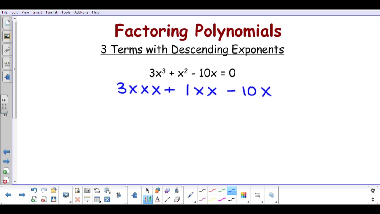 Factoring Three Term Polynomials With Descending Exponents YouTube factoring-three-term-polynomials-with-descending-exponents-youtube