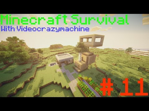 Minecraft Survival - Episode 11 - Creeper Hole Filling And House ...