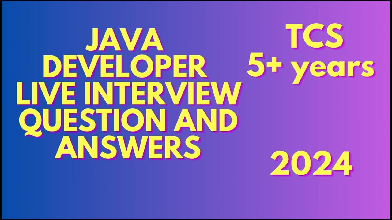 Java developer interview questions and answers. LIVE CALL RECORDING - YouTube