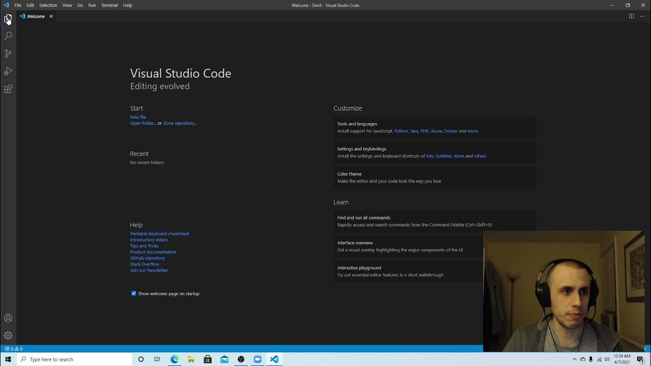 DevX HTML/CSS Spring 2021 - Getting Started - YouTube