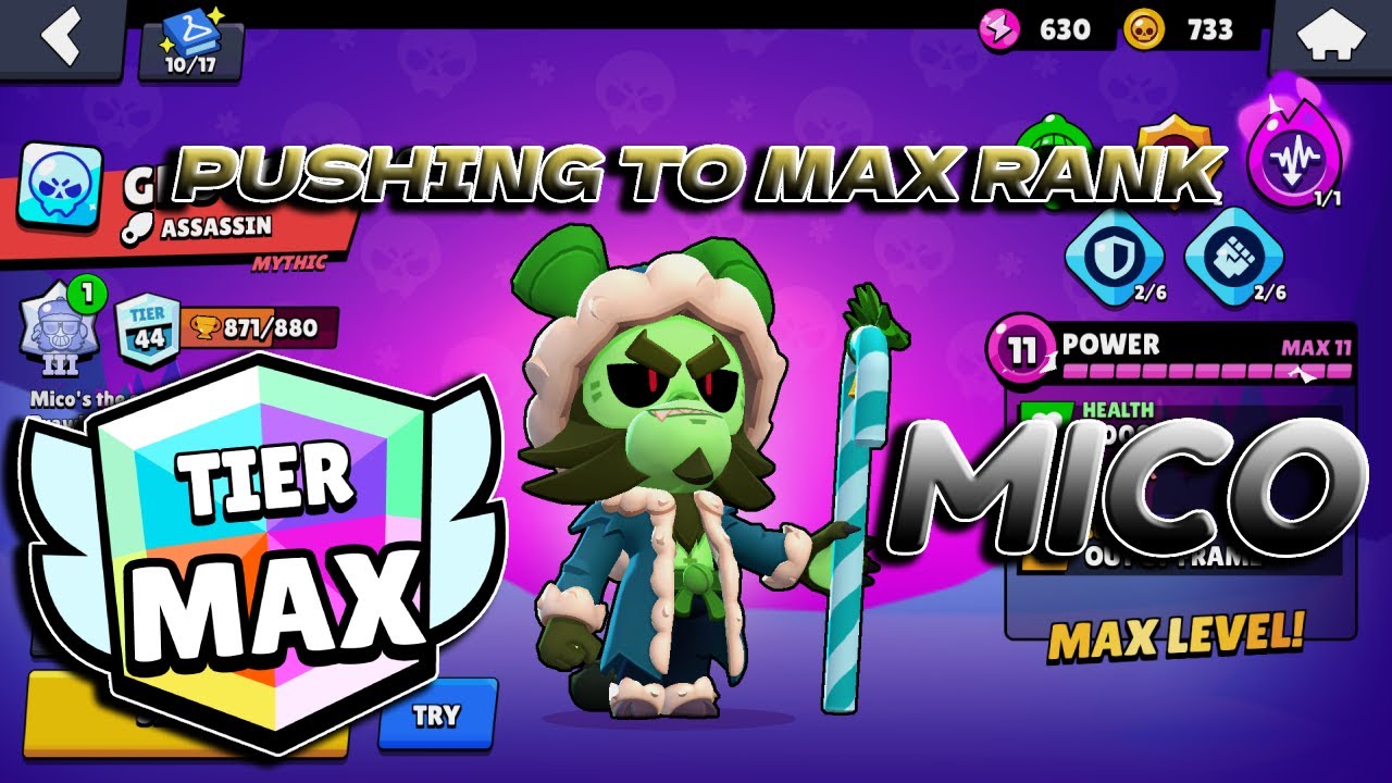 Pushing Mico to MAX RANK - 1000 TROPHIES - YouTube