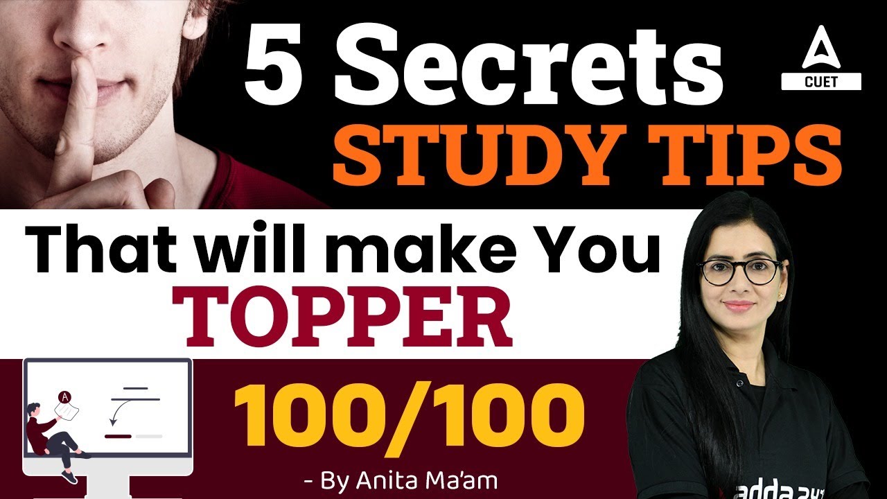 5 Secrets Study Tips🔥 | That Will Make You Topper 100/100 - YouTube