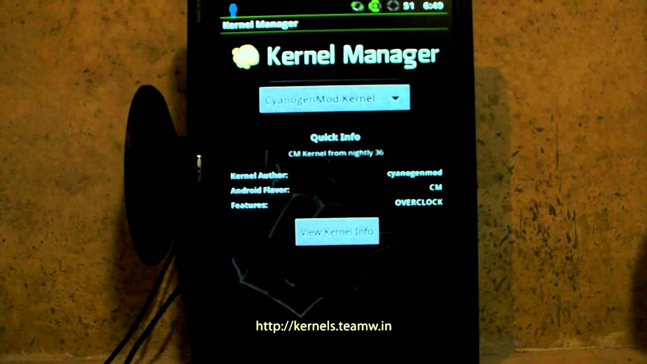 Kernel Manager by TeamWin - YouTube