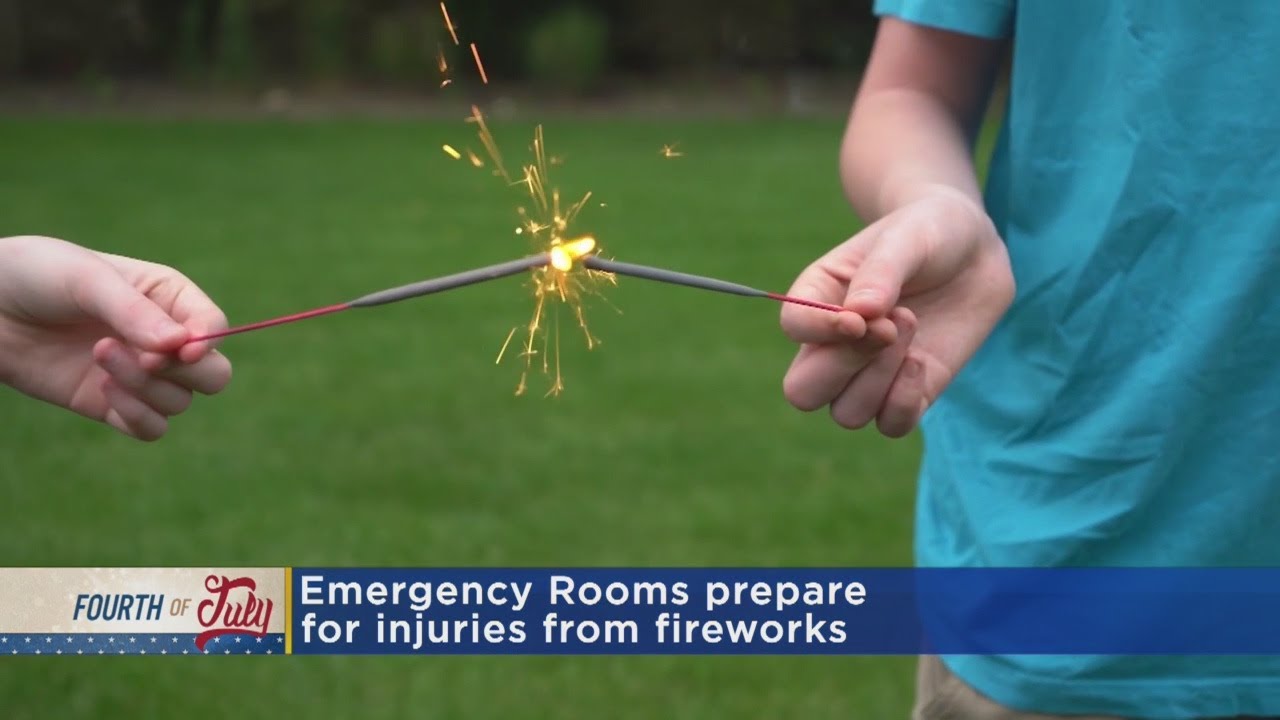 Emergency Rooms Prepare For Uptick In Fireworks Injuries - YouTube