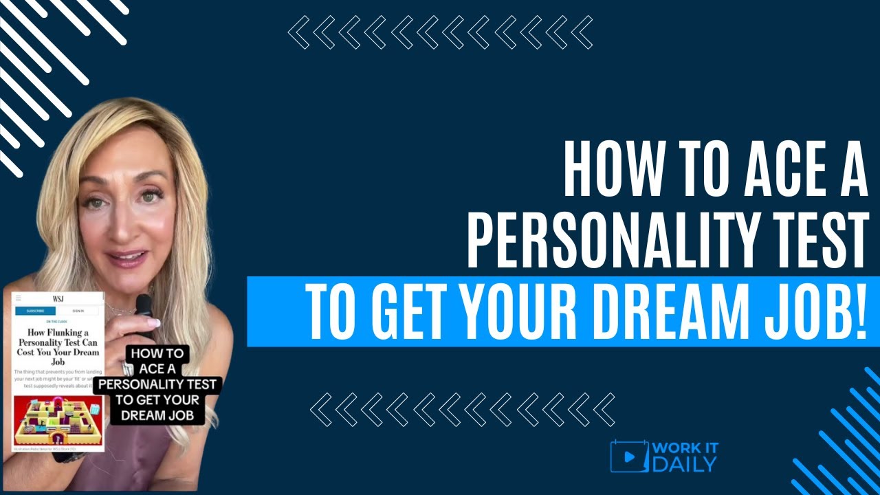 HOW TO ACE A PERSONALITY TEST TO GET YOUR DREAM JOB! - YouTube