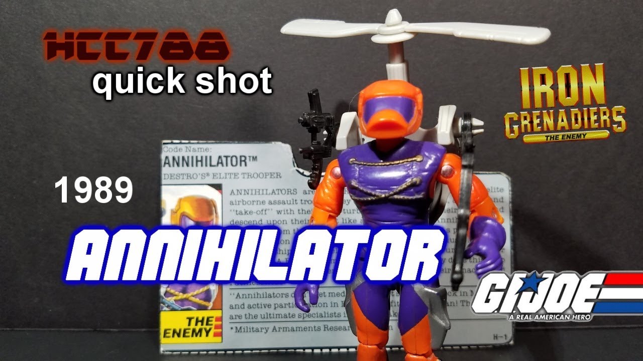 HCC788 quick shot! 1989 ANNIHILATOR - Destro's Iron Grenadiers ...