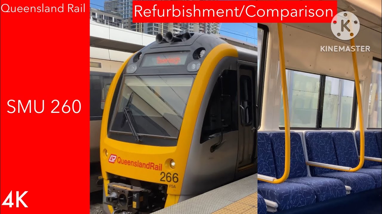 Queensland Rail - SMU 260 Refurbishment/Comparison - YouTube