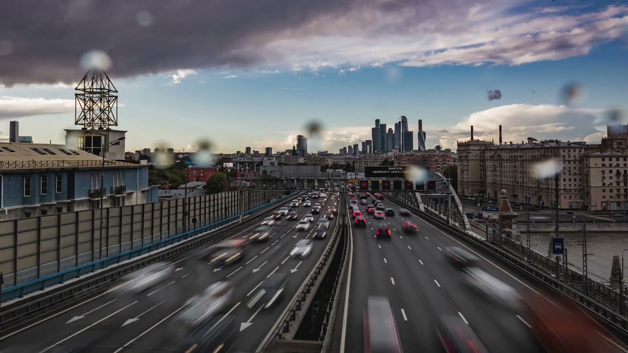 Time-Lapse video of a busy road - YouTube
