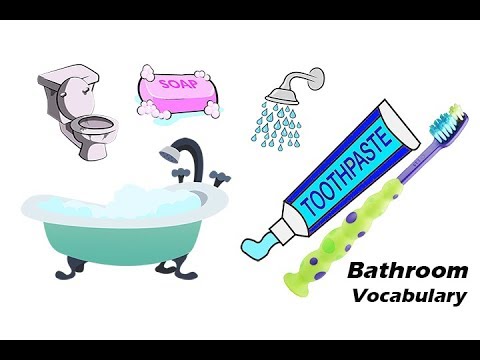 Bathroom Vocabulary with Pictures - YouTube