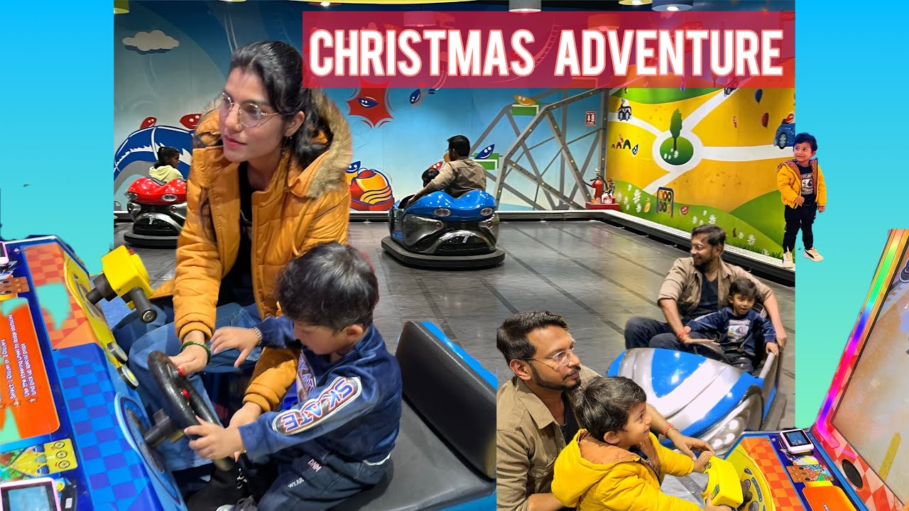 Christmas Adventure | Fun City | Gurgaon Ambience Mall | DKing Vlogs ...