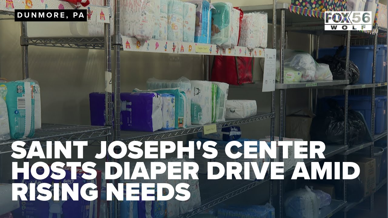 Saint Joseph's Center hosts diaper drive amid rising needs - YouTube