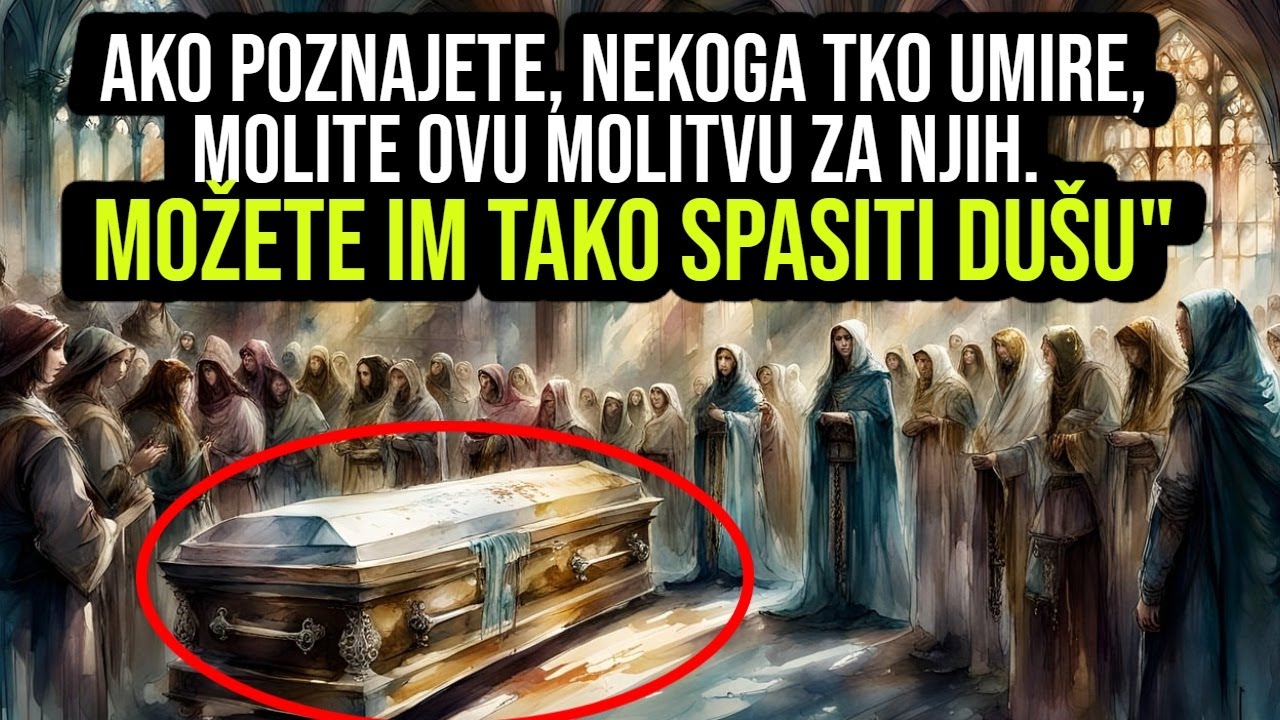 AKO POZNAJETE, NEKOGA TKO UMIRE, MOLITE OVU MOLITVU ZA NJIH. MOŽETE IM ...