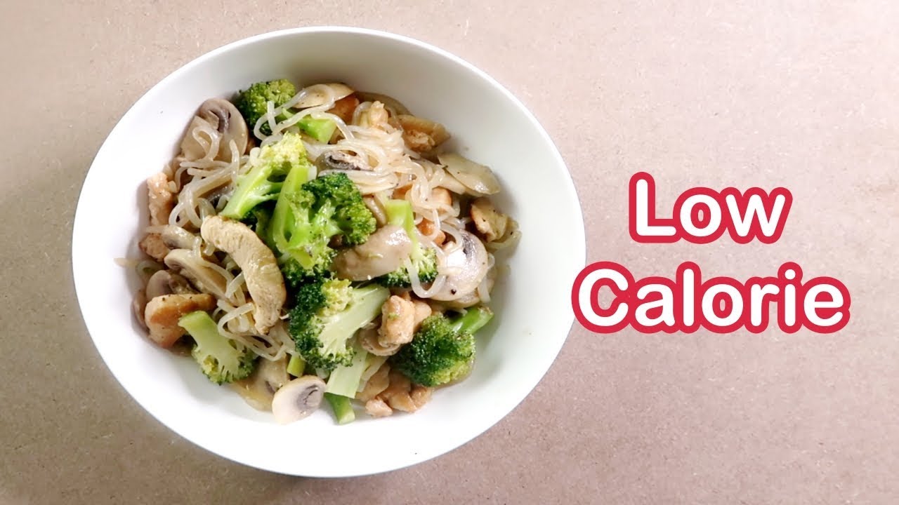 Low Calorie Chicken Konjac Spaghetti/Noodles (Shirataki Noodles ...