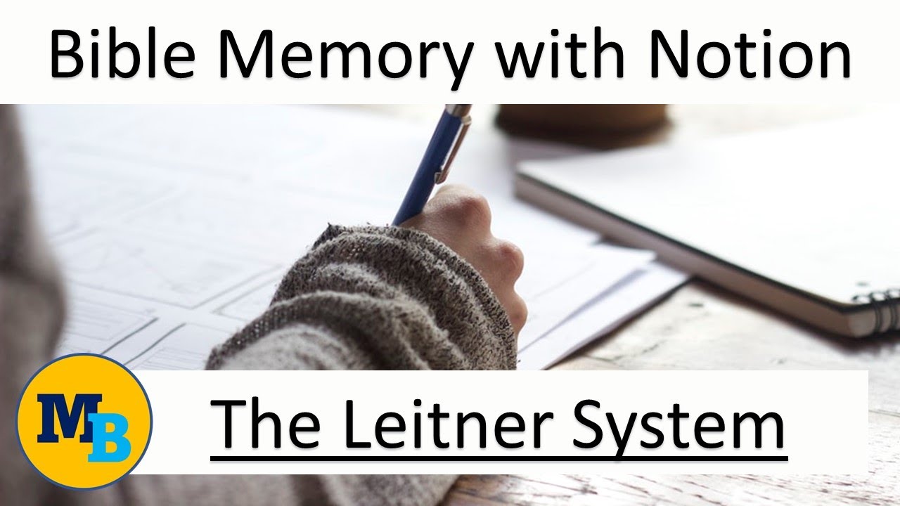 Creating the Leitner system in Notion for Bible Memory - YouTube