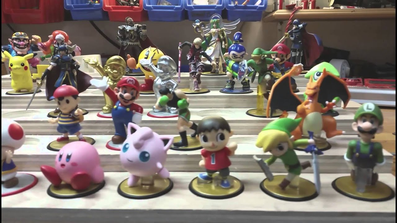 Custom amiibo Display Platform (holds 38 +4) - YouTube