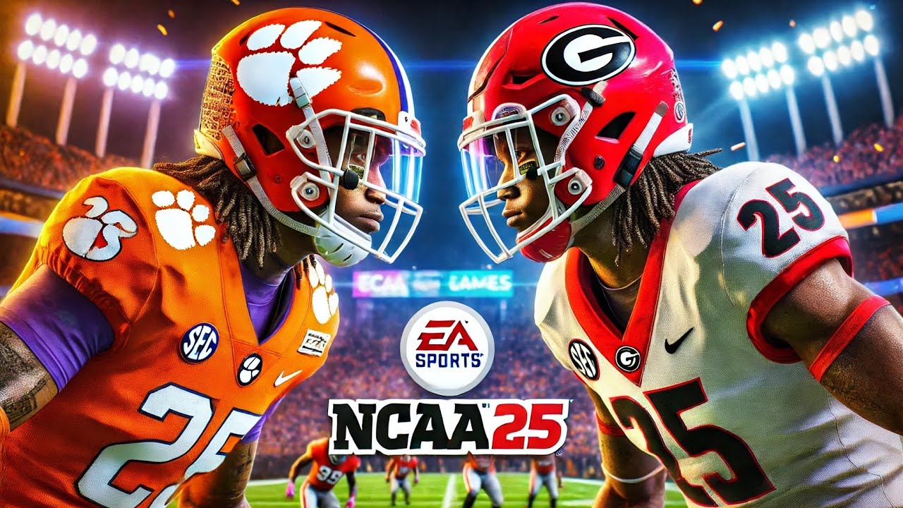 EA NCAA 25 INSANE RIVALRY GAME!! CLEMSON VS GEORGIA!! - YouTube