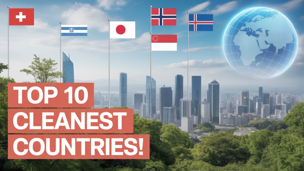 Top 10 Cleanest Countries in the World. Is your Country here?🤔 - YouTube