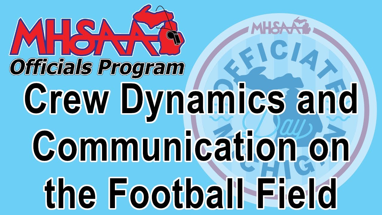 Football - Crew Dynamics and Communication on the Football Field - YouTube