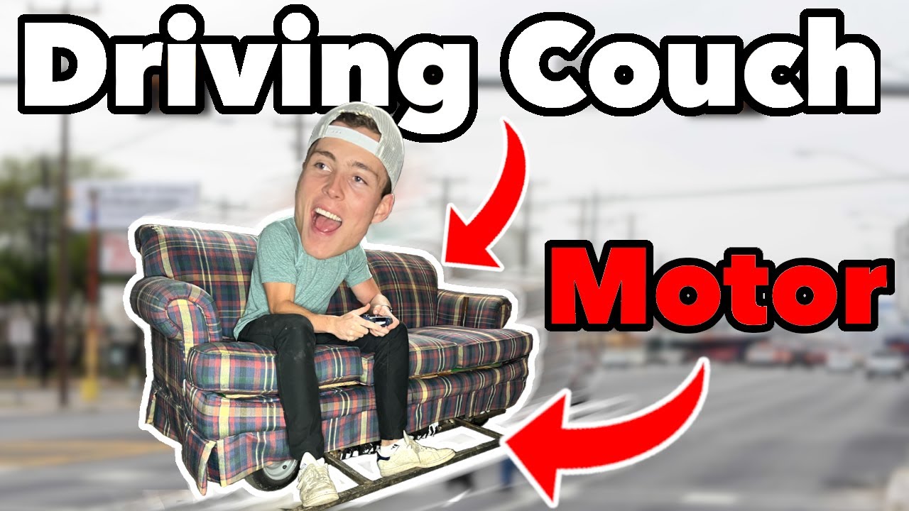 I Made a Remote Controlled Driving Couch - YouTube