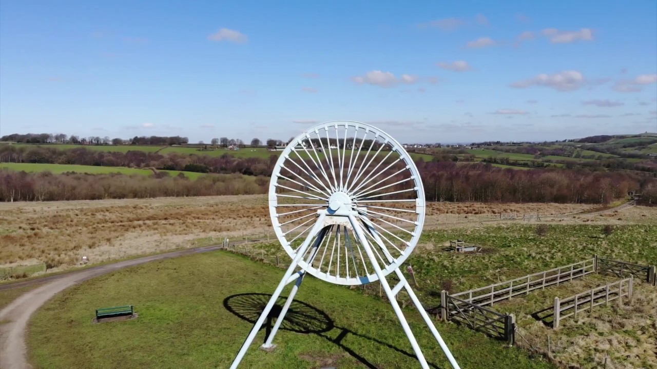 Apedale Country Park: Pit Wheel 360 degree view - YouTube