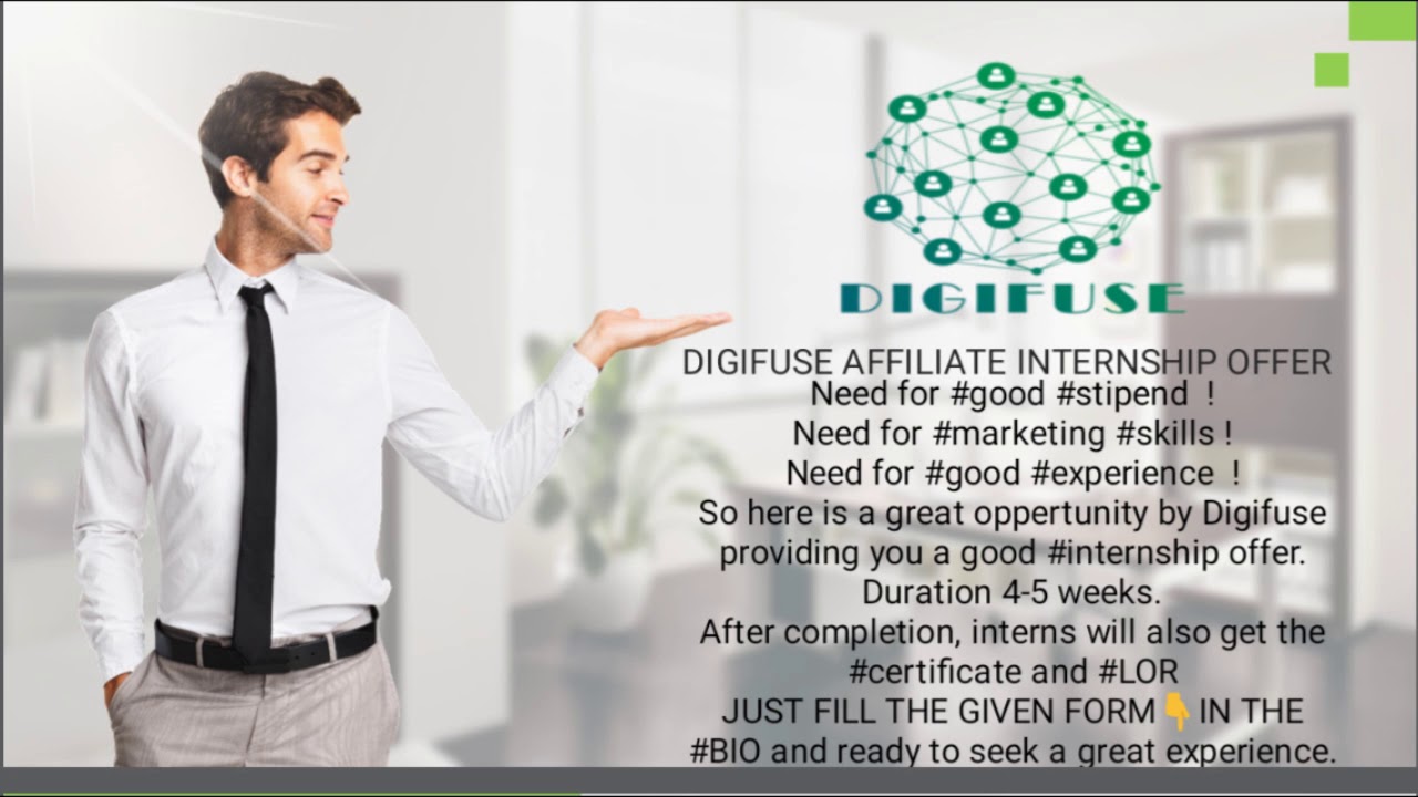 DIGIFUSE MARKETING INTERNSHIP OFFER! - YouTube