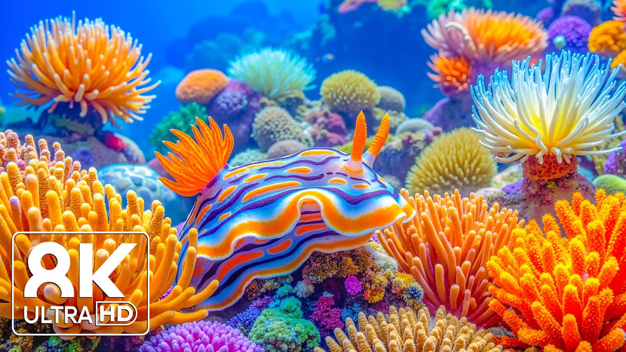 🐙Majestic Ocean Life 8K ULTRA HD – Immersive Underwater Relaxation ...