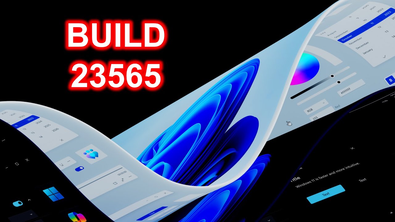 New Windows 11 Insider Preview Build 23565 to the Dev Channel - 9-Year Anniversary, New Copilot ...