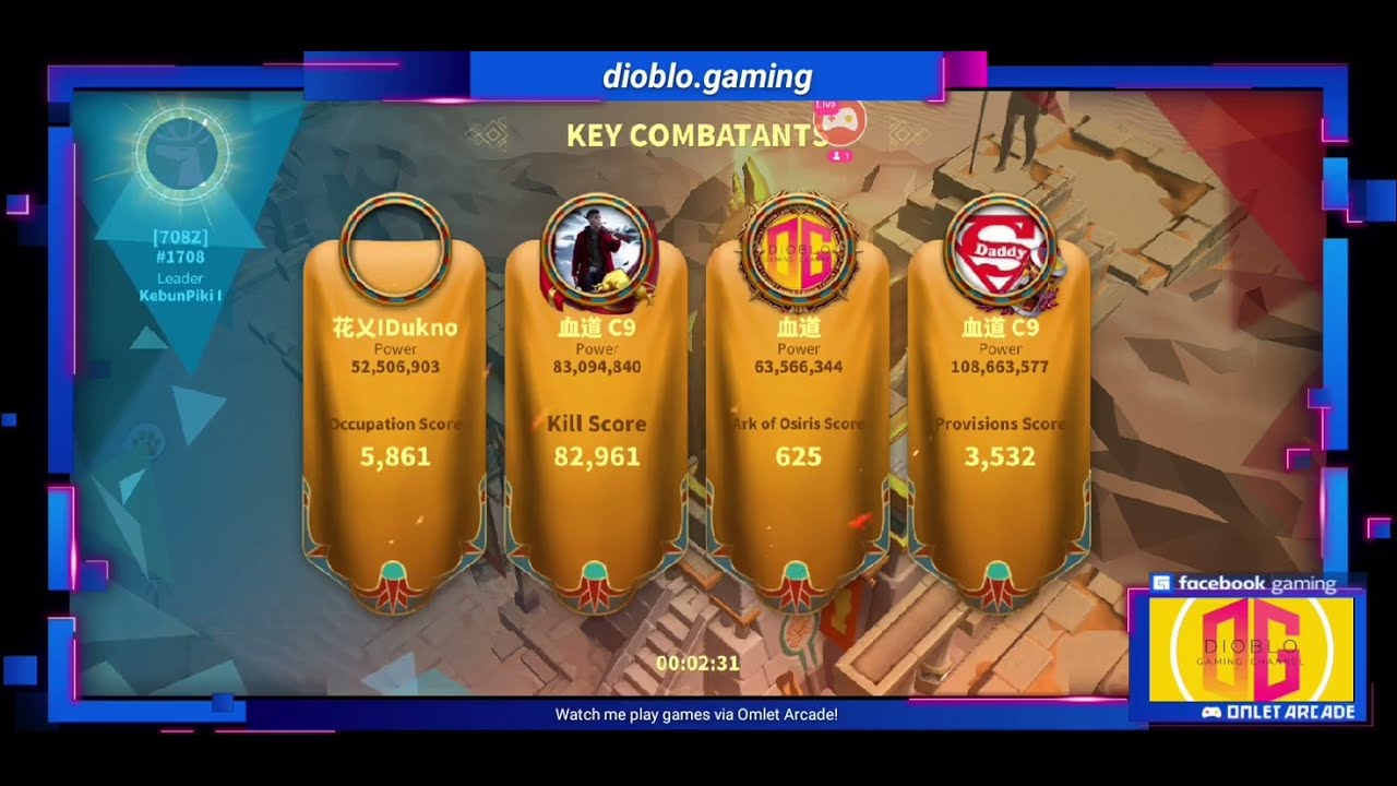 🔴 【REC】ROK - RISE OF KINGDOMS (OSIRIS LEAGUE 708Z - ROUND 3) - GAMEPLAY ...