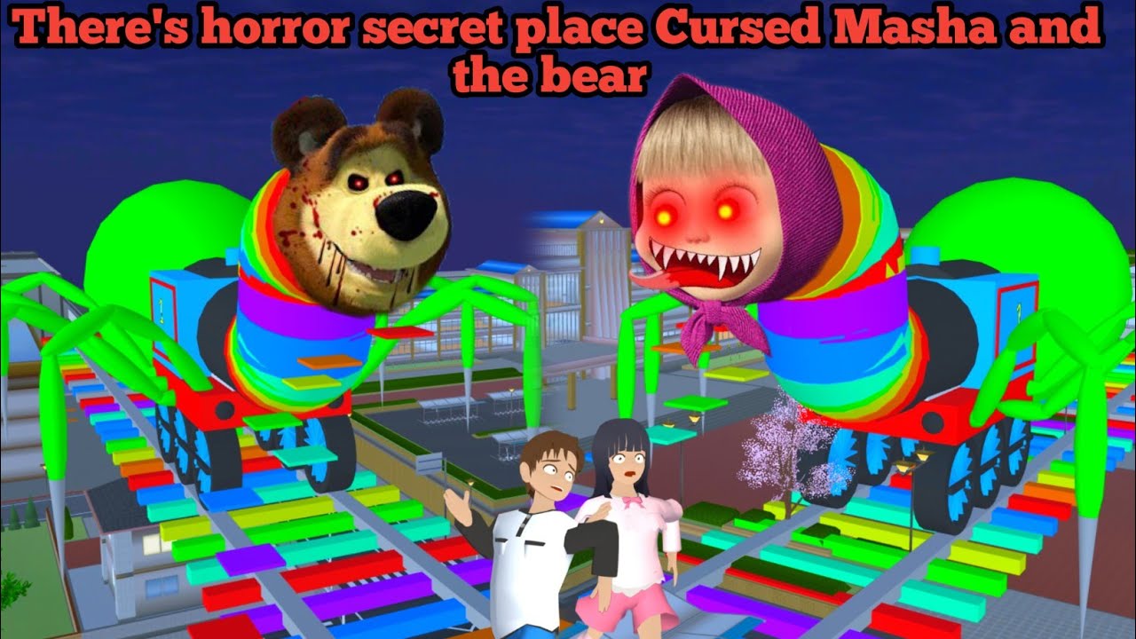 Full Movie There's horror secret place Cursed Masha and the bear Thomas ...