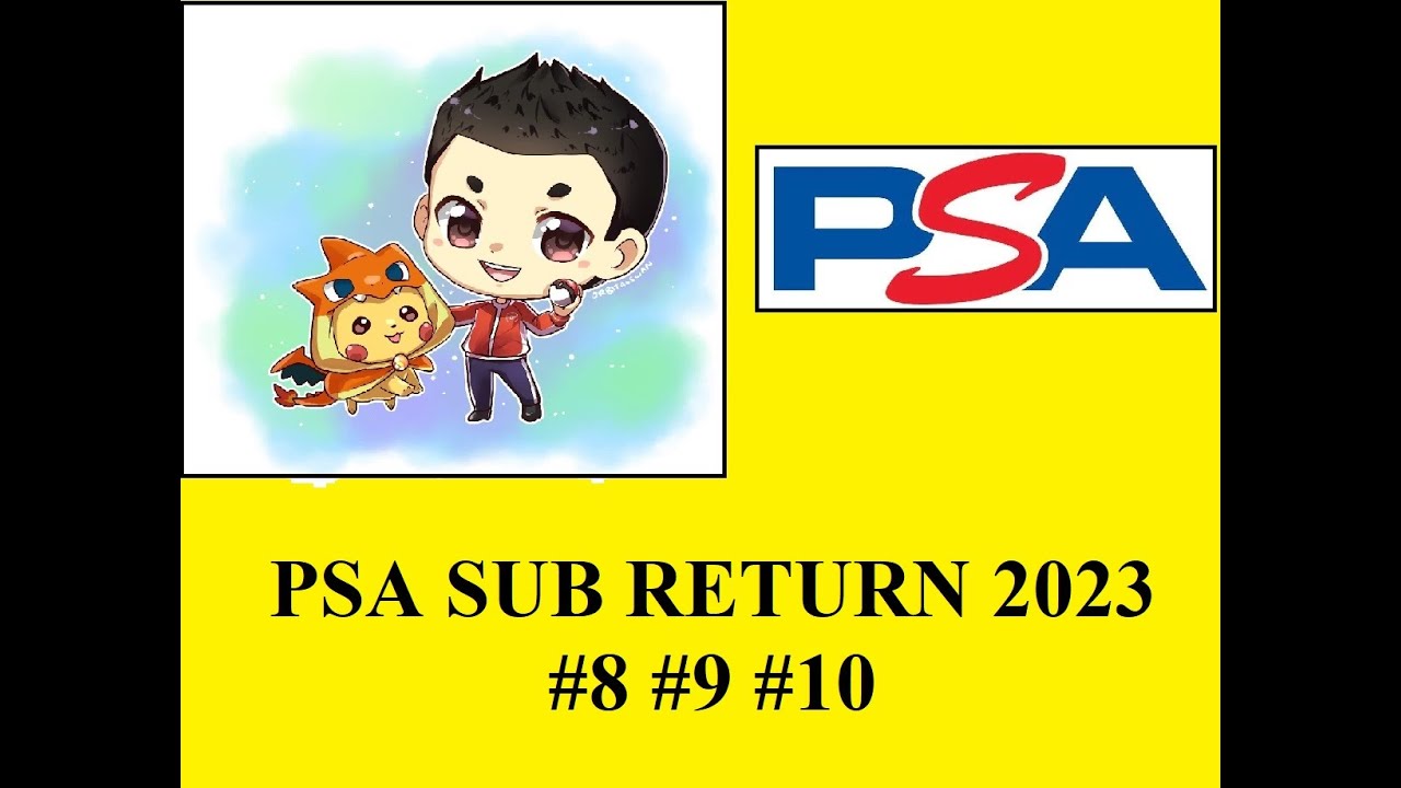 PSA Pokemon Sub Return #8 #9 #10 - YouTube