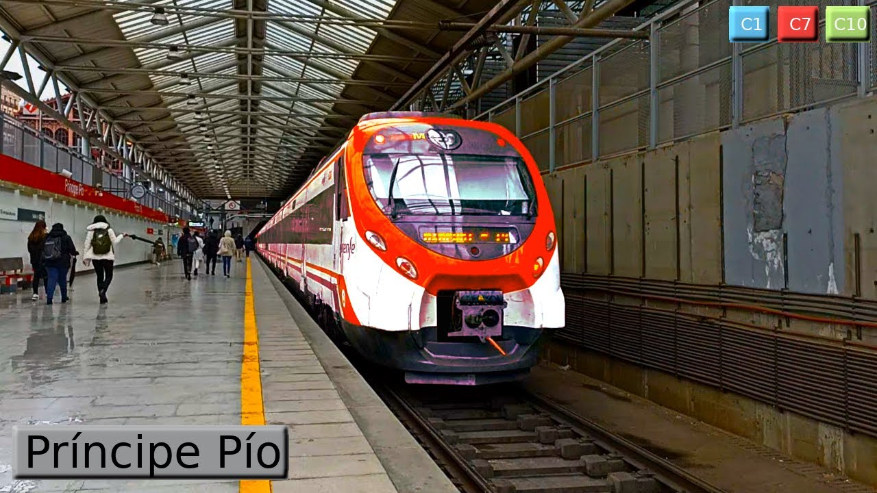 Príncipe Pío C1 - C7 - C10 : Cercanías Madrid ( Renfe Civia - 450 - 321 ...