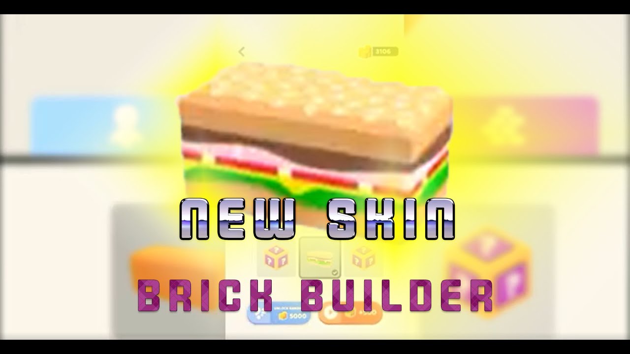Brick builder ! game play | Though many level and new skin !!!! - YouTube