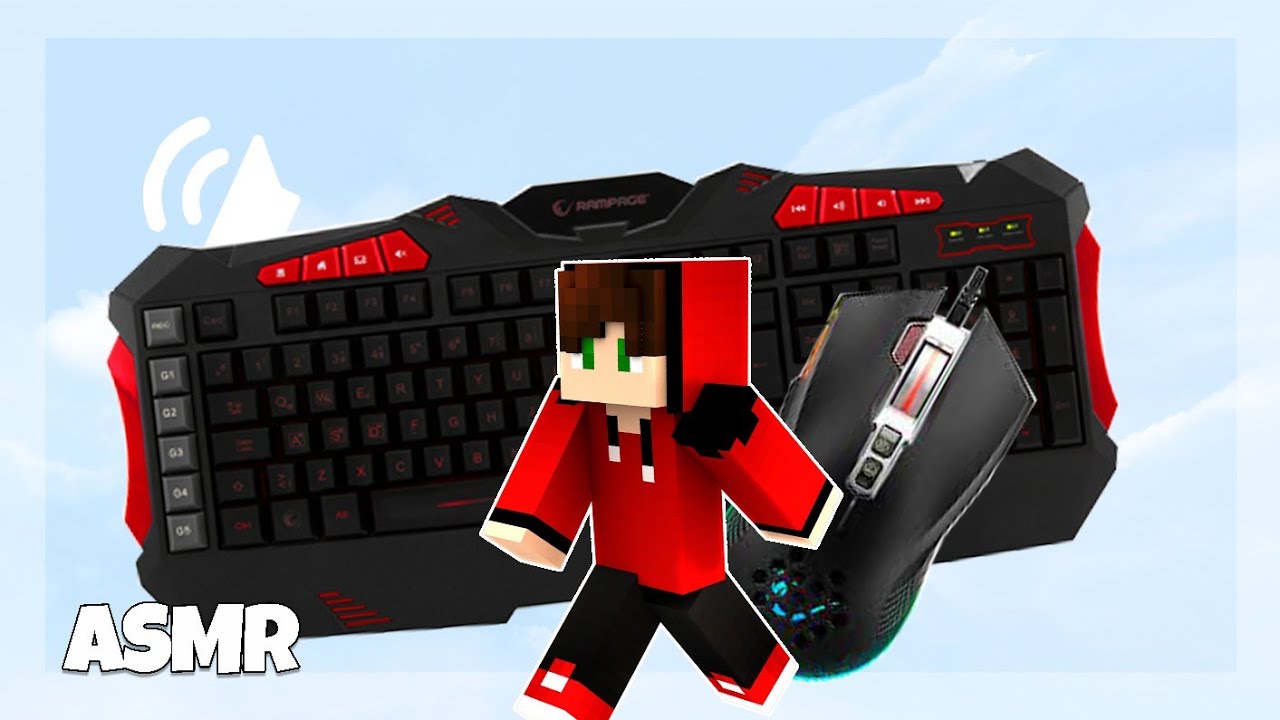 ASMR keyboard and mouse sounds - sonoyuncu bedwars - YouTube