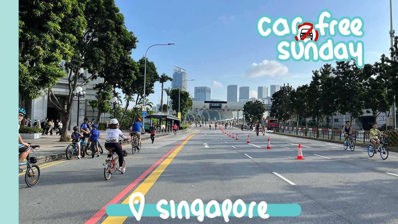 Car Free Sunday is Finally Back in Singapore! - YouTube