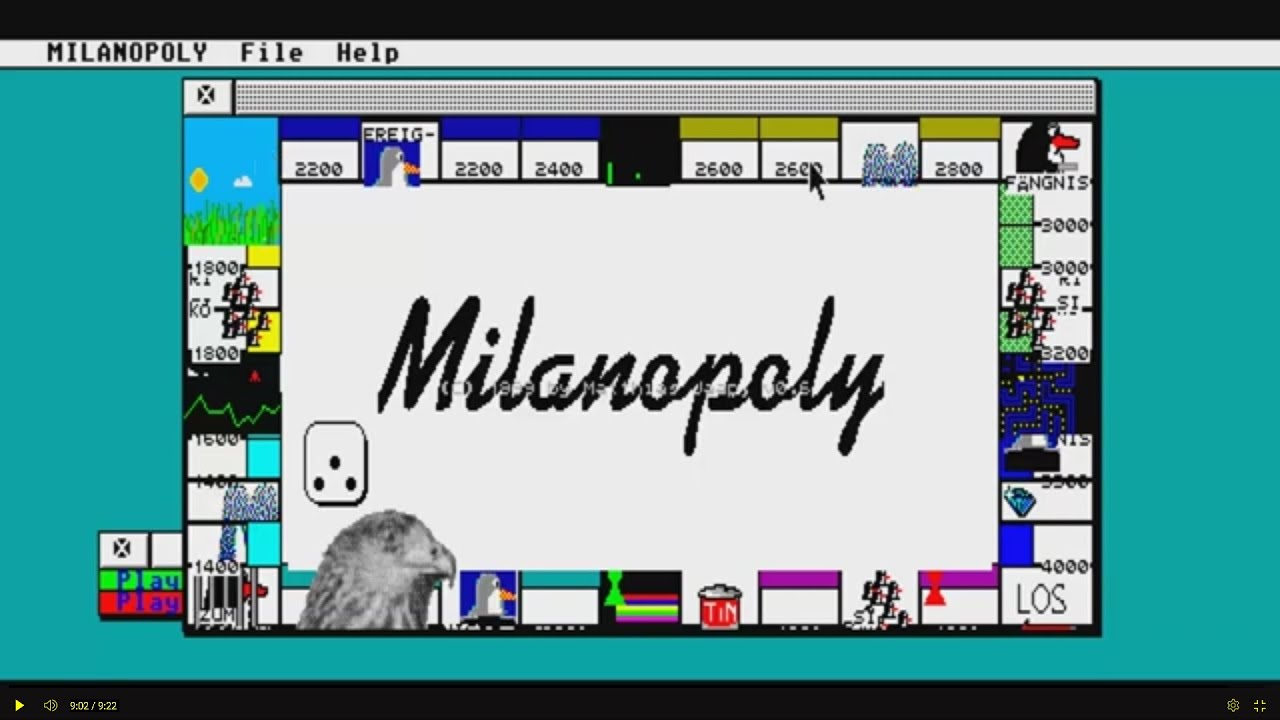 ATARI TT FALCON Milanopoly ~ MONOPOLY CLONE ELEMENTS by Mia Jaap 1999 ...