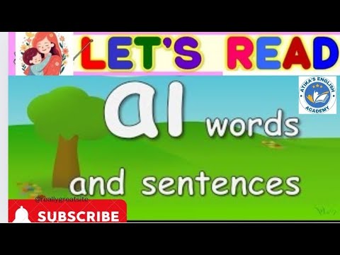 Jolly phonics ai sound blending words llLearn phonics ll Learn to Read ...