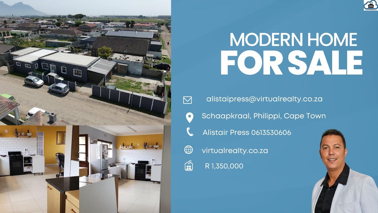R 1,350,000 House For Sale in Schaapkraal, Philippi, Cape Town - YouTube