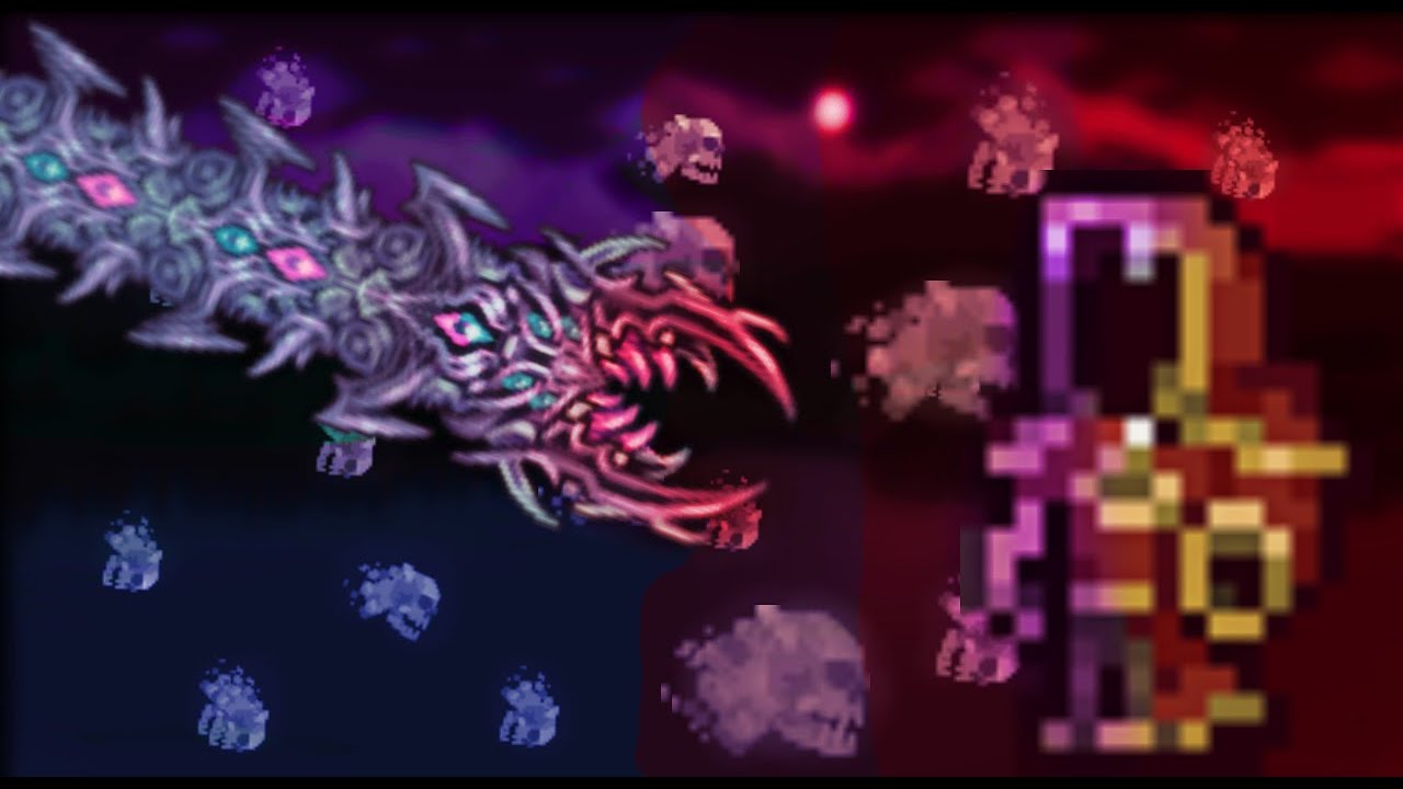 Terraria Devourer of Gods Vs Supreme Calamitas ll Smash Bros Mod - YouTube