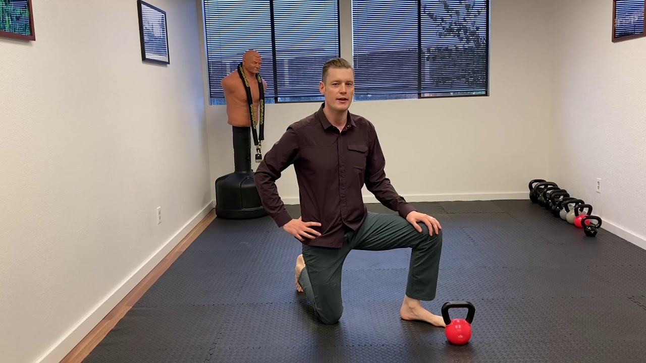 Supine Chest press to overhead extension kettlebell - YouTube