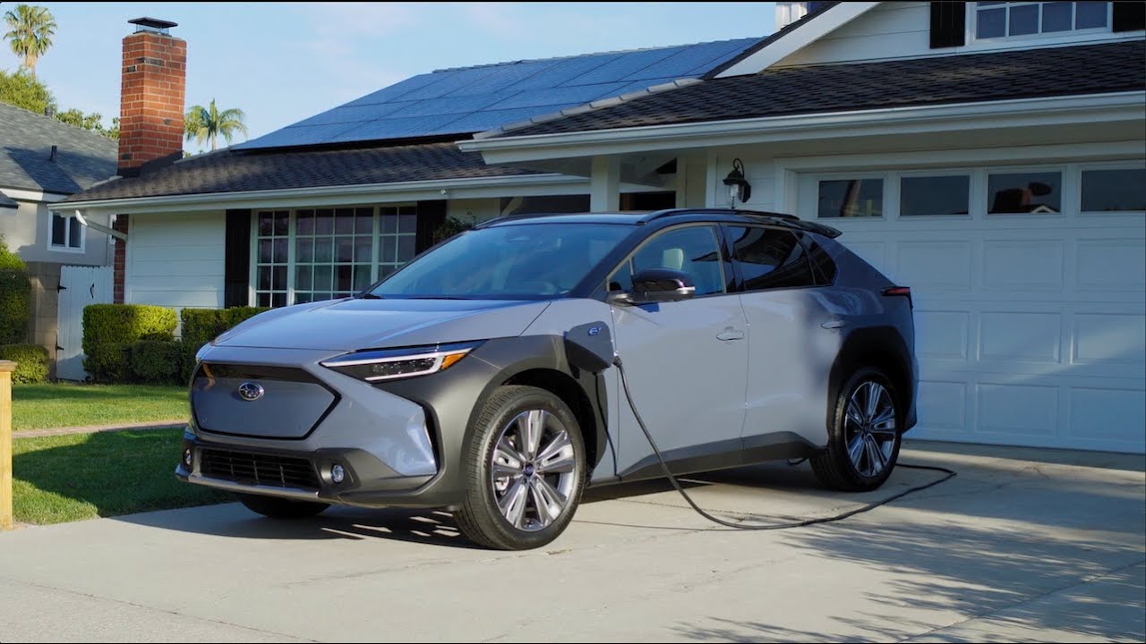 How To Charge Your EV Subaru Solterra - YouTube