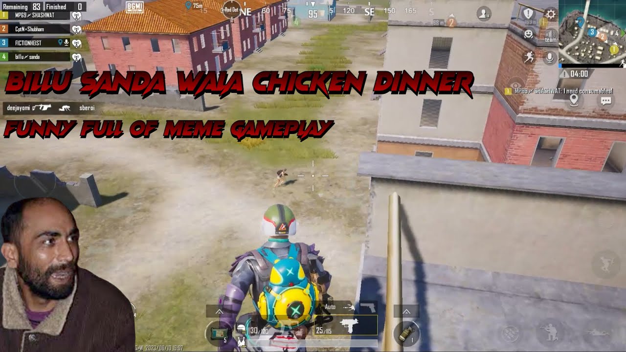 BGMI BILLU SANDA KA CHICKEN DINNER | FUNNY FULL OF MEME GAMPLAY - YouTube