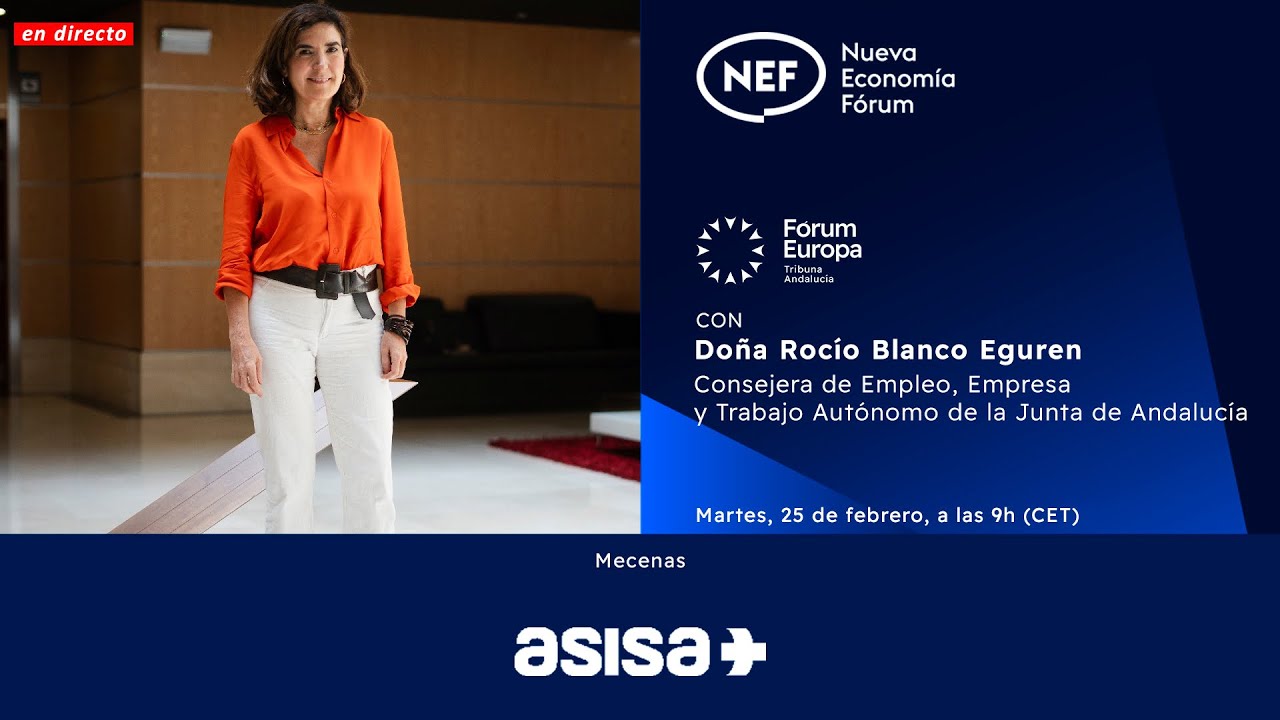 NEF Online con doña Rocío Blanco Eguren, Consejera de Empleo, Empresa y ...