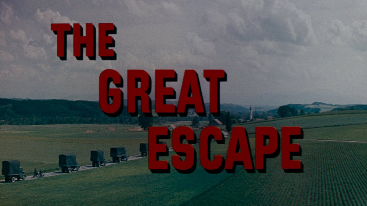 The Great Escape 1963 Opening scene 4K HDR Mono - YouTube