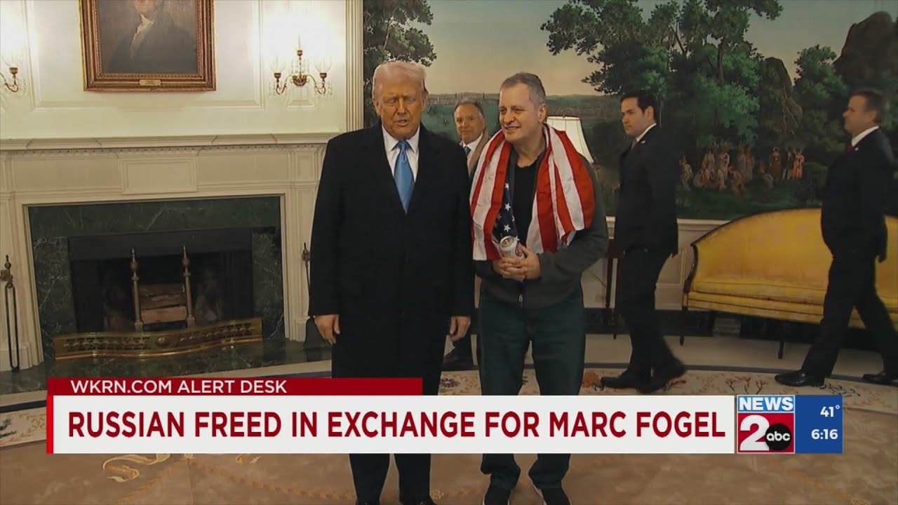 Russian freed in exchange for Marc Fogel - YouTube