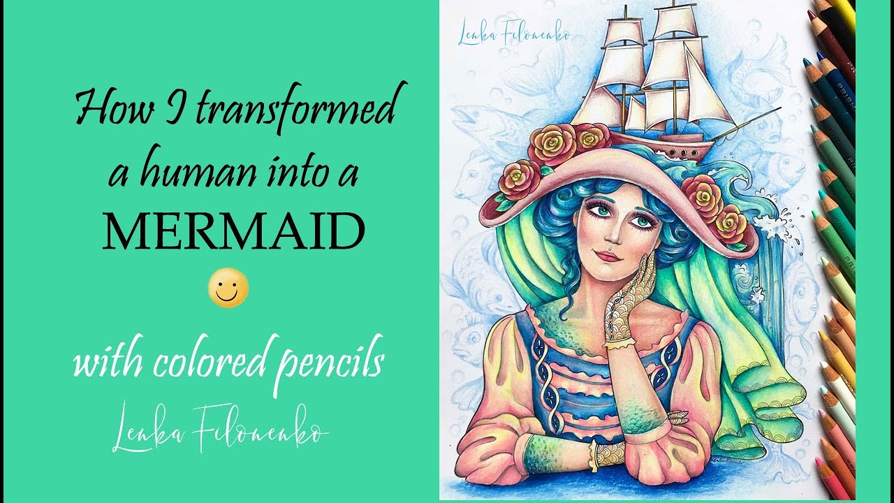 How to create fish skin and a tropical sea veil - I created a Mermaid ...