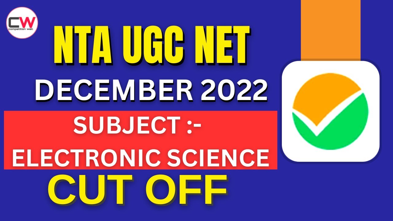 UGC NET 2023 | Cut off marks of Electronic Science | CUT OFF - YouTube