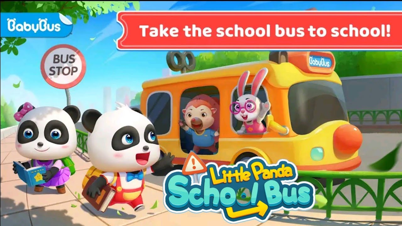 Baby Bus | School Bus | Babybus School Bus | Panda School Bus - YouTube